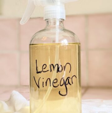 How To Make Lemon Vinegar All Purpose Cleaner - Embracing The Home