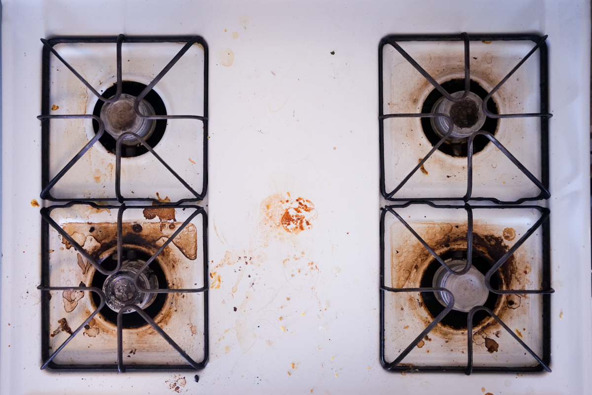 Deep Cleaning Gas Stove - Embracing The Home