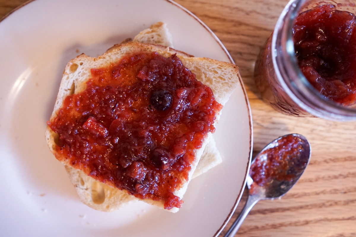 Cranberry Persimmon Jam Recipe (no pectin) - Embracing The Home
